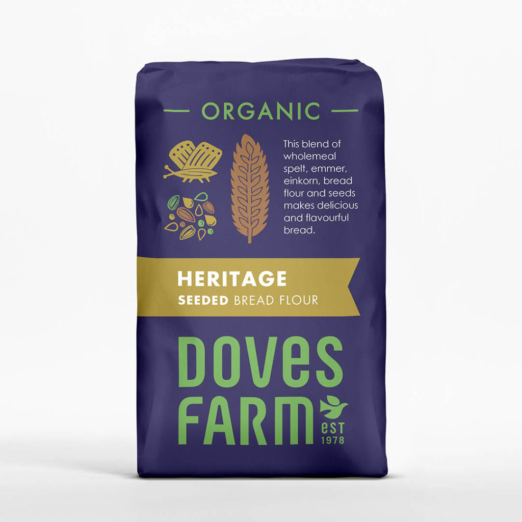 Heritage Seeded Oven Baked Bread Loaf | Doves Farm | Organic Flours & Food