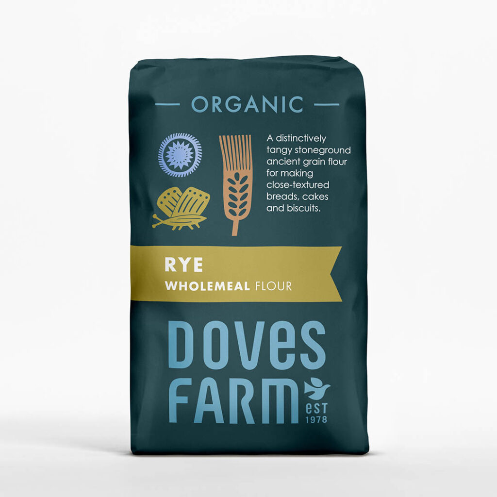 Organic Wholemeal Rye Flour | Stoneground Organic Rye Flour