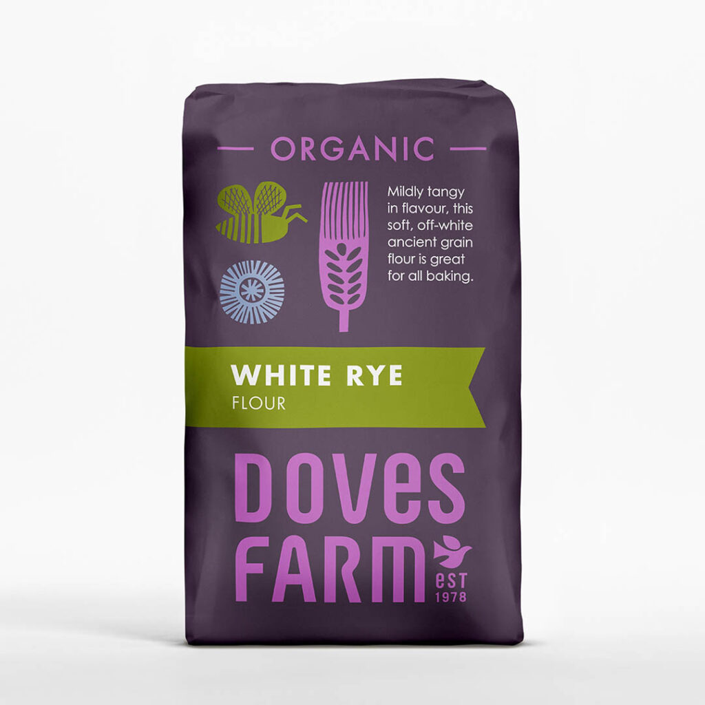 Organic White Rye Flour | 1kg Bag